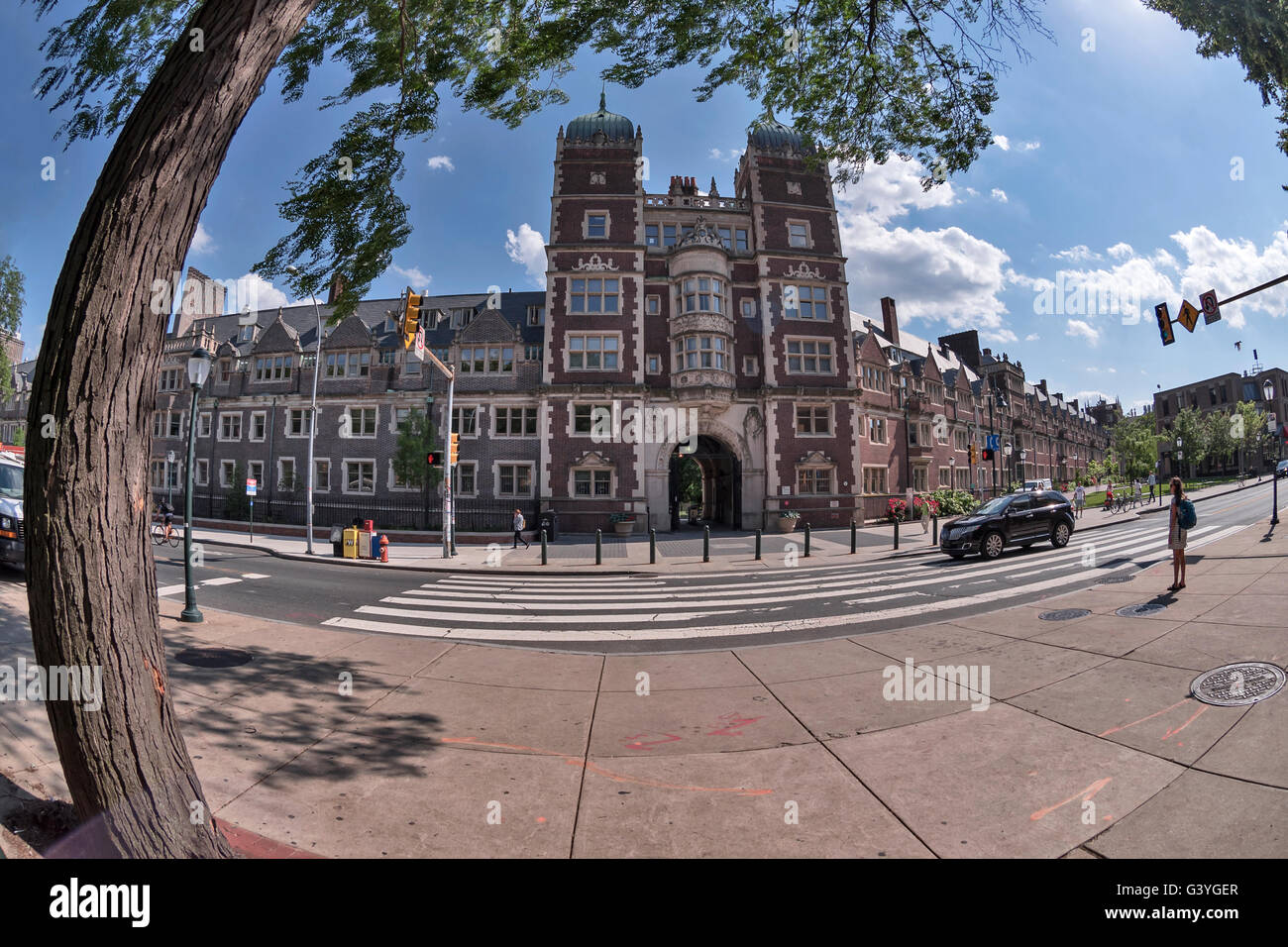 View of University of Pennsylvania with Quadrangle Dormitories ...