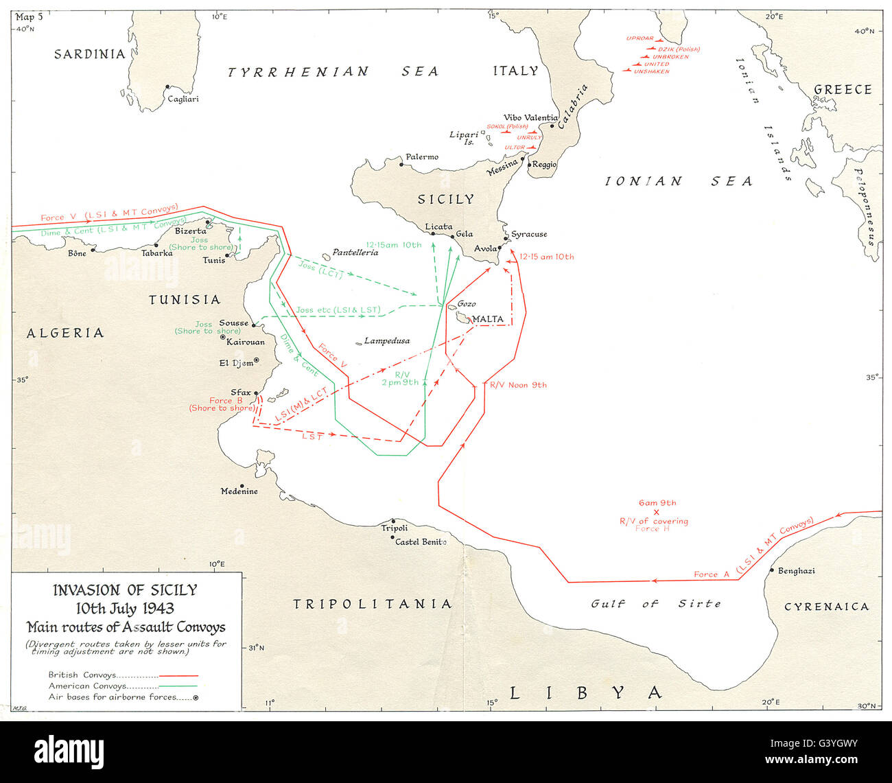 Invasion of sicily hi-res stock photography and images - Alamy