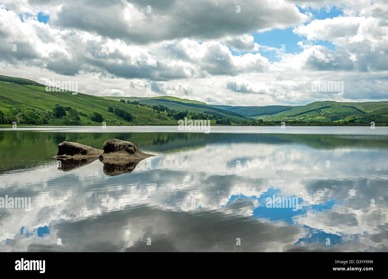 Semer Water, or Semerwater, in Raydale, off Wensleydale in the ...