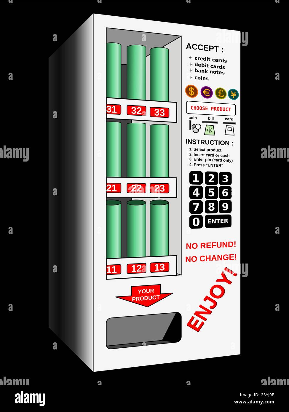 No refund sign hi-res stock photography and images - Alamy