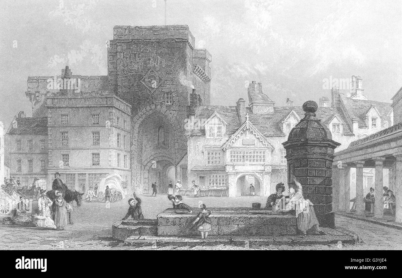 Hexham northumberland Black and White Stock Photos & Images - Alamy