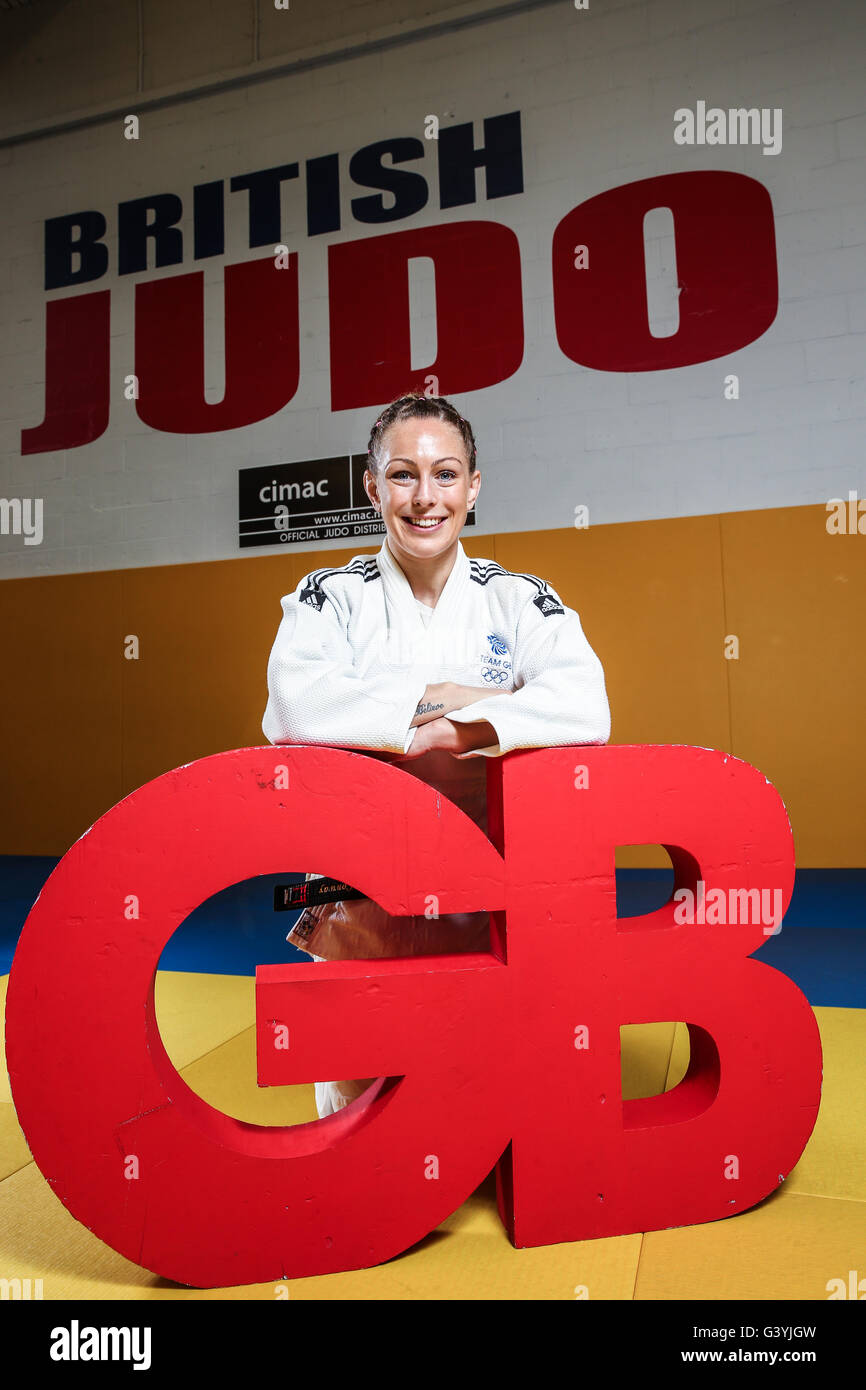 Sally Conway during the team announcement at the British Judo Centre of ...