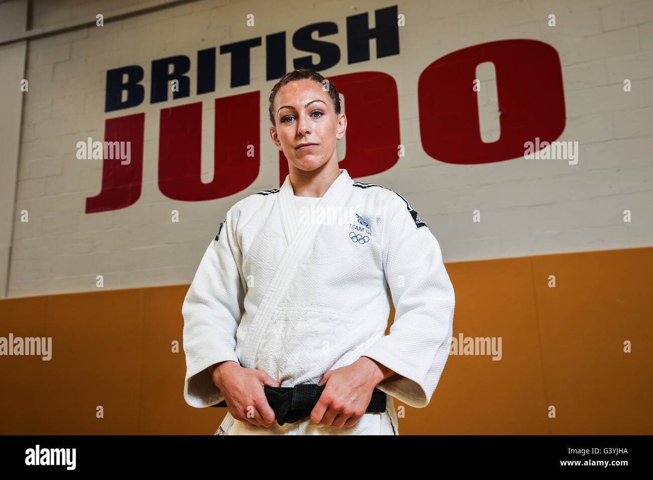 Sally Conway during the team announcement at the British Judo Centre of ...