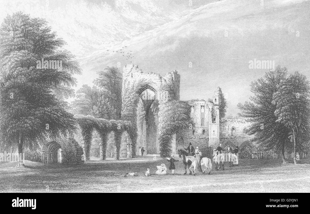 Abbey Drawings High Resolution Stock Photography and Images - Alamy