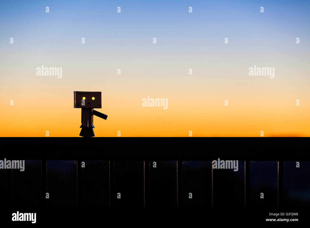 A Danbo Danboard fictional Robot Character. Danbo is a fictional ...