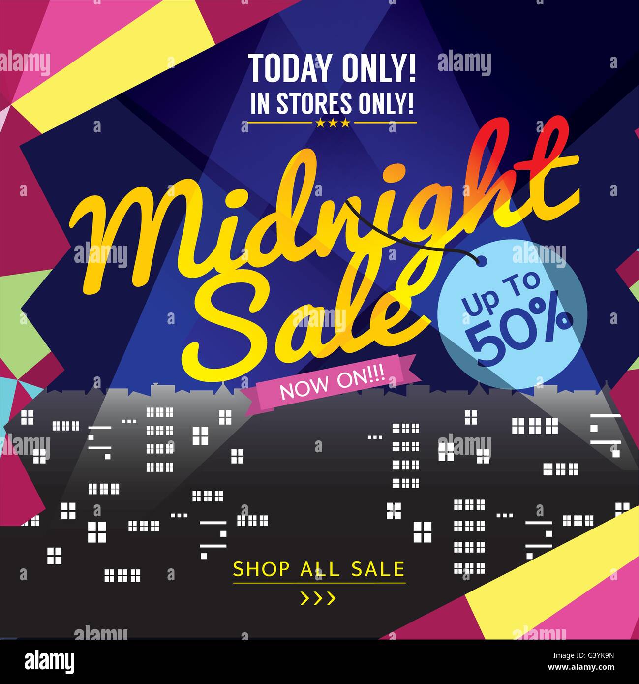 Midnight purchase Stock Vector Images - Alamy