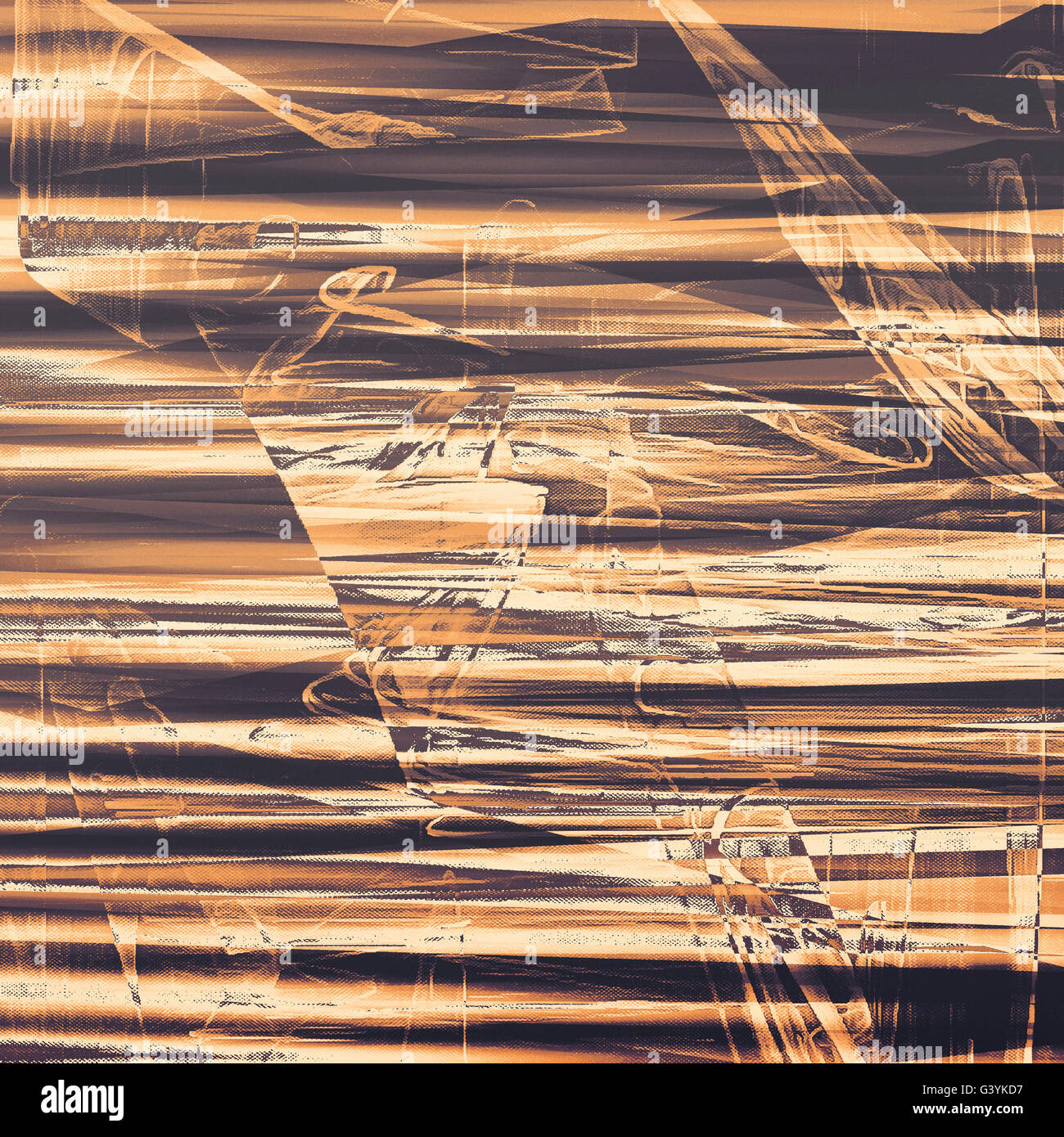 Damaged retro texture with grunge style elements and different color ...