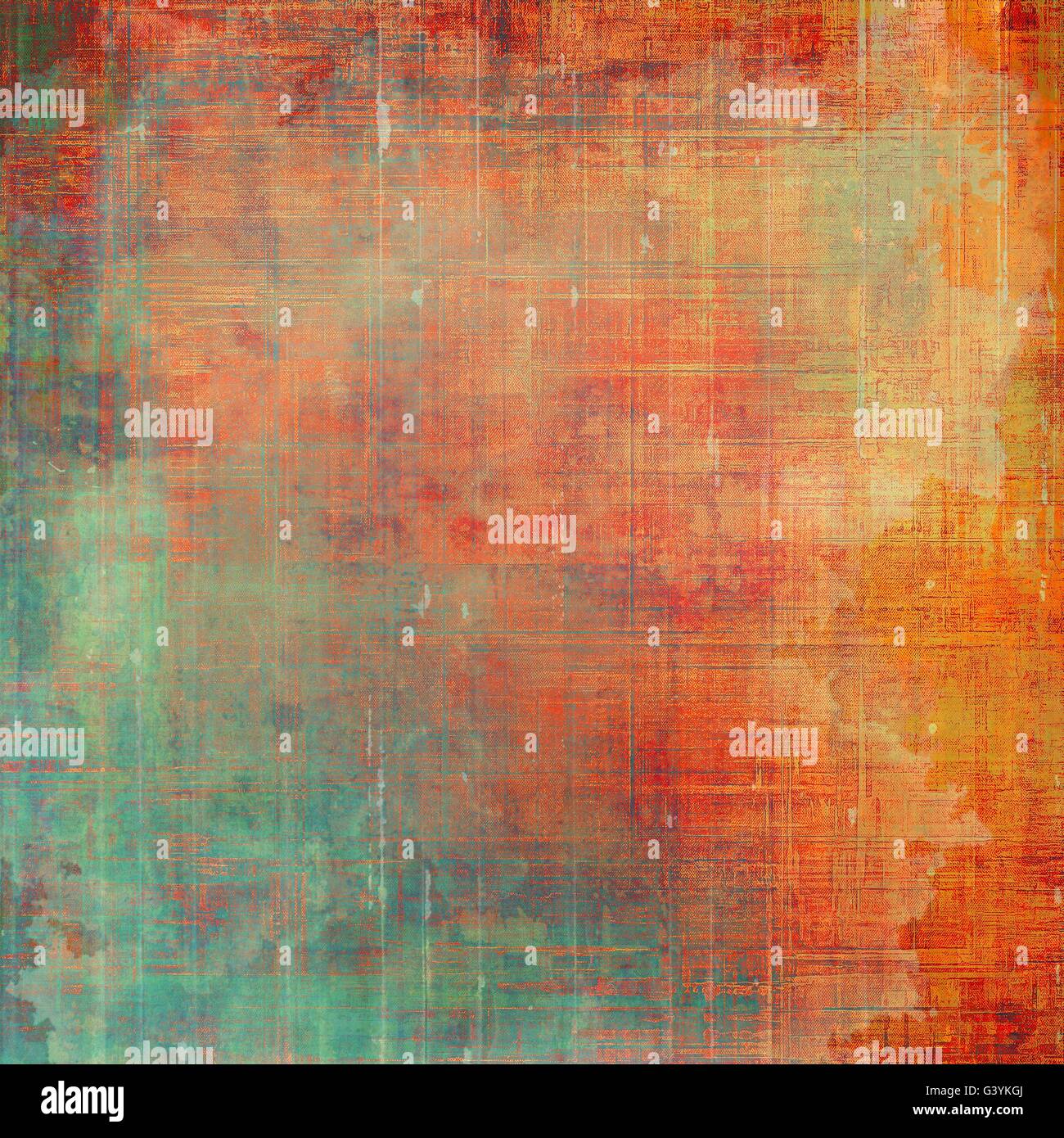 Vintage aged texture, old scratched background. With different color ...
