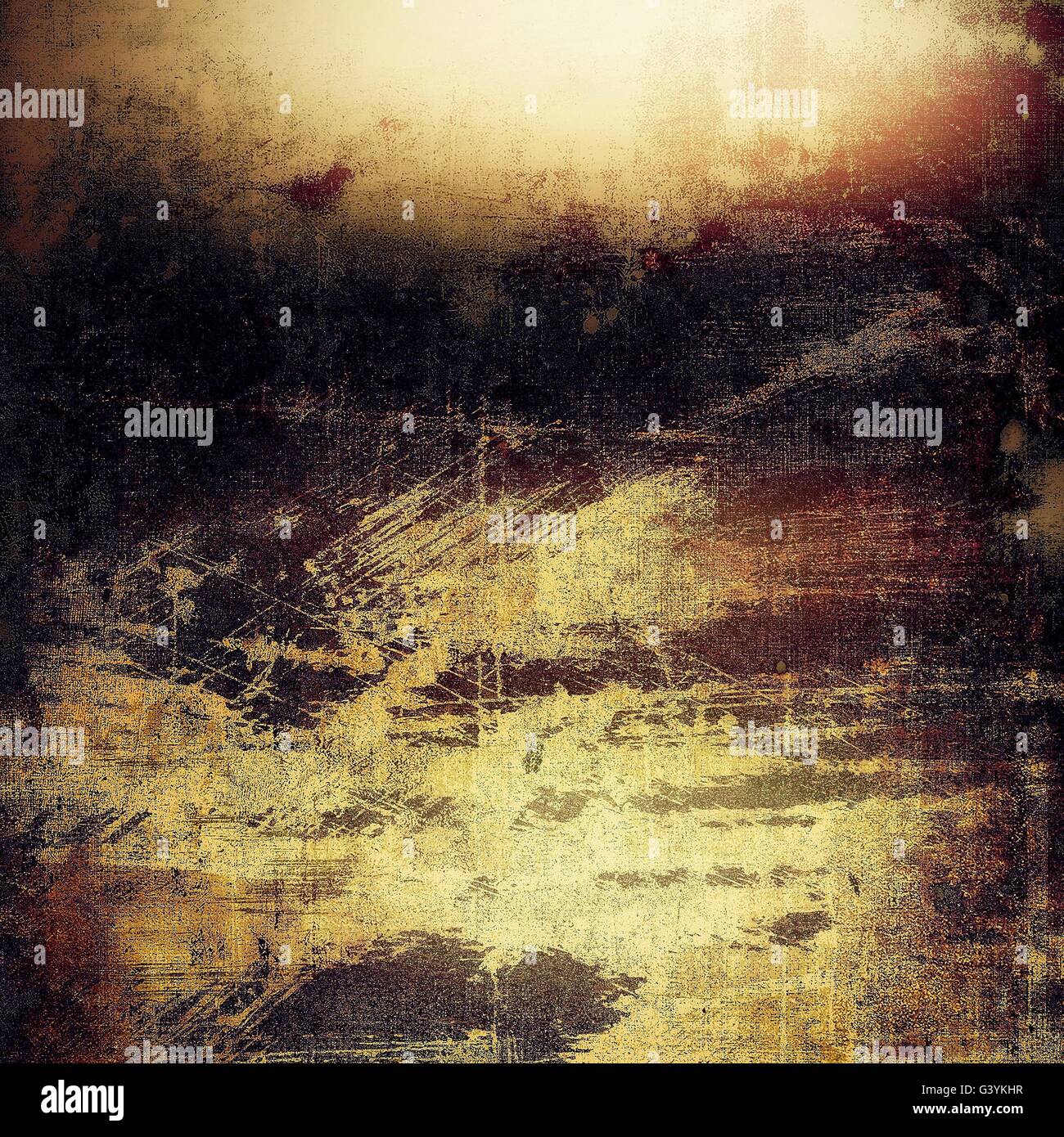 Vintage old retro background with ancient style design elements and ...