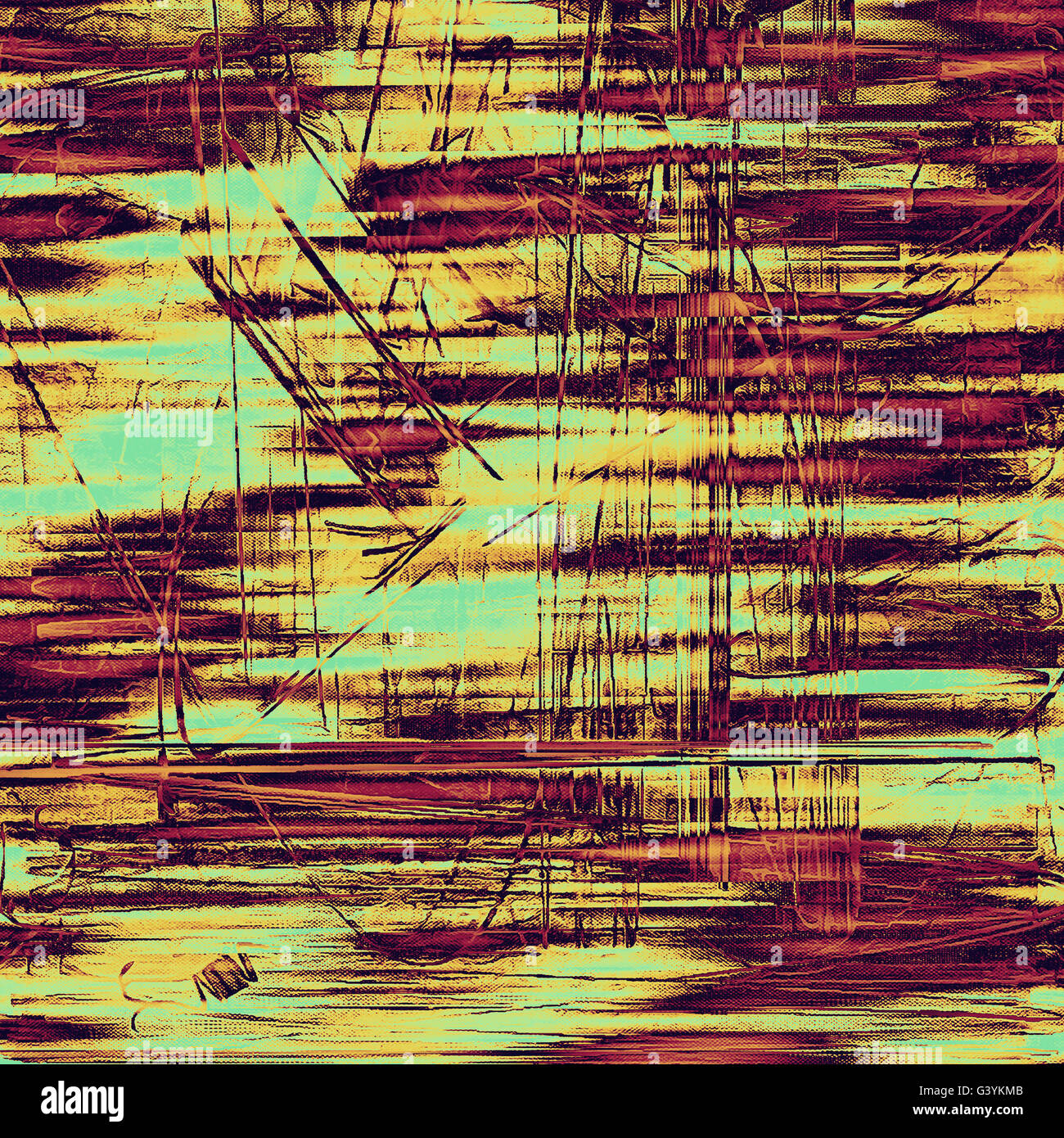 Old style distressed vintage background or texture. With different ...