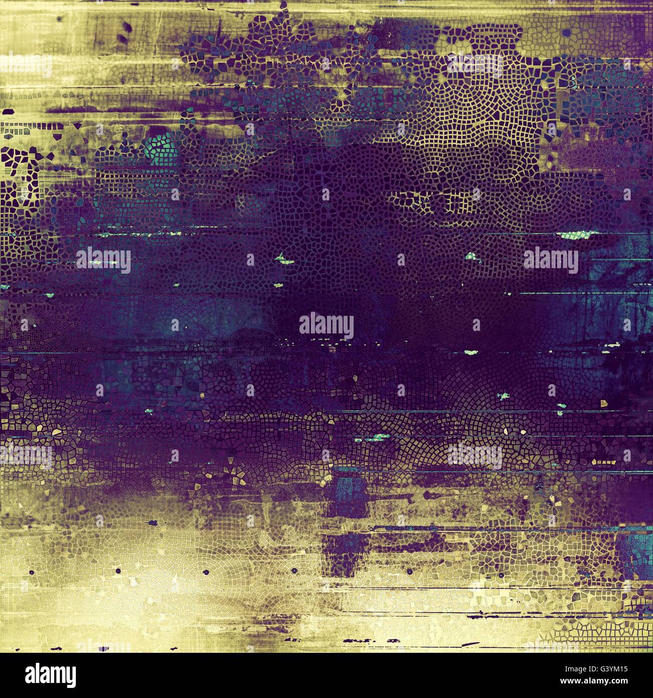 Grunge retro composition, textured vintage background. With different ...