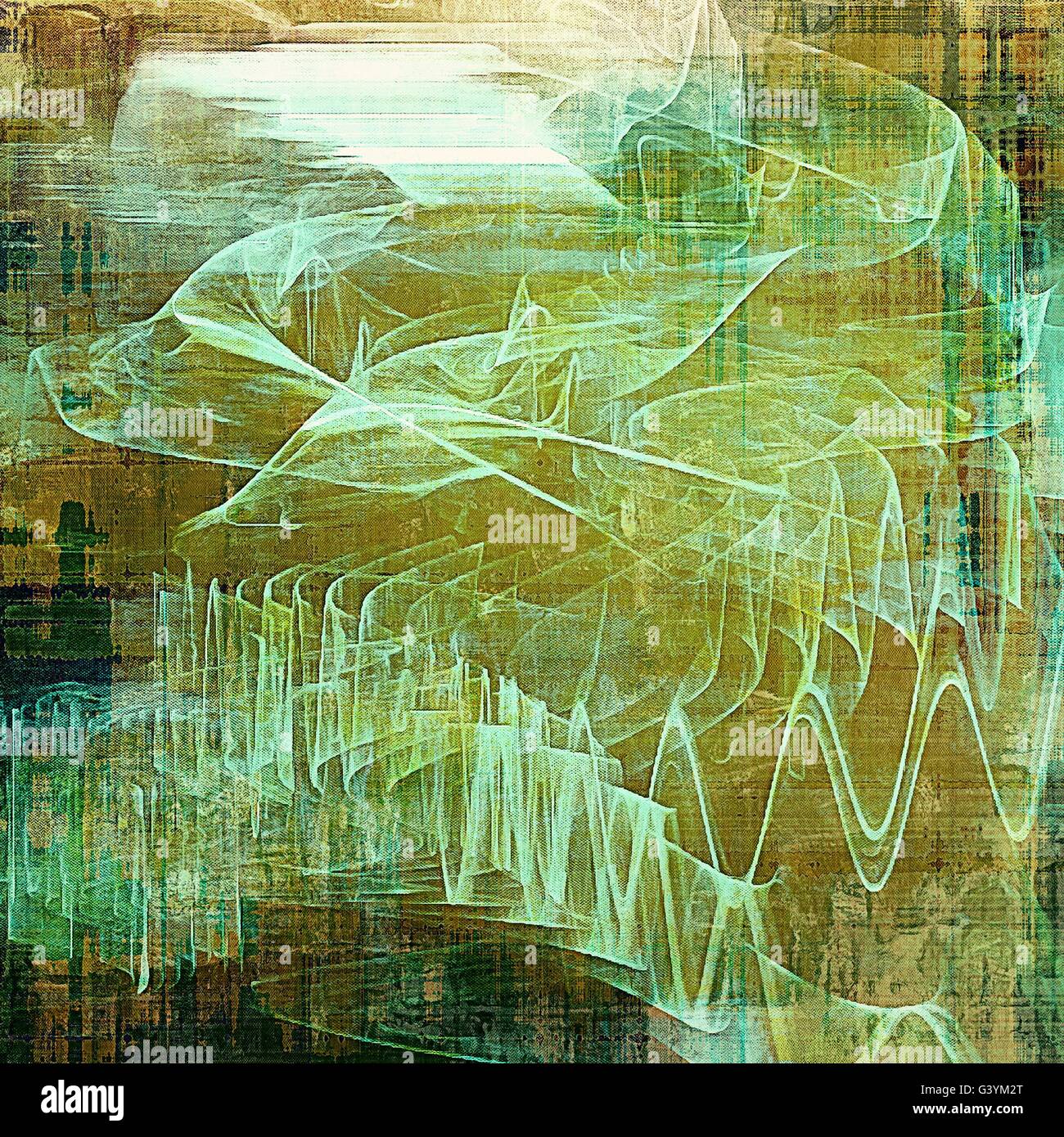 Retro colorful background or creative old style texture with different ...