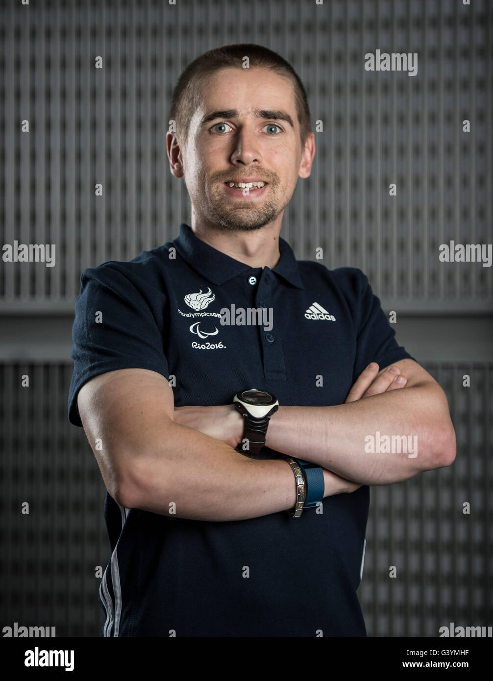 Neil Fachie poses for a portrait during the team announcement at ...