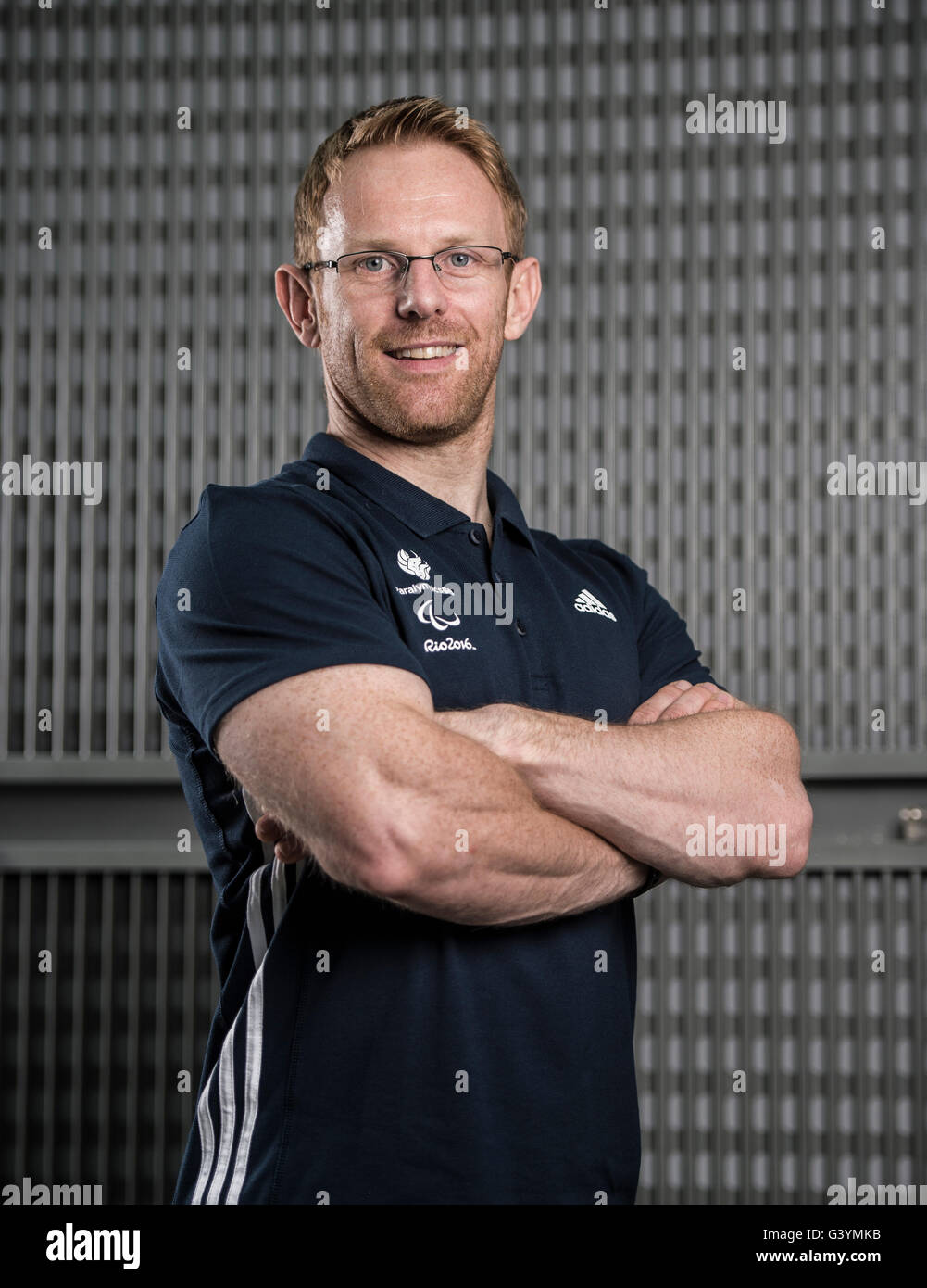 Jody Cundy poses for a portrait during the team announcement at Channel ...