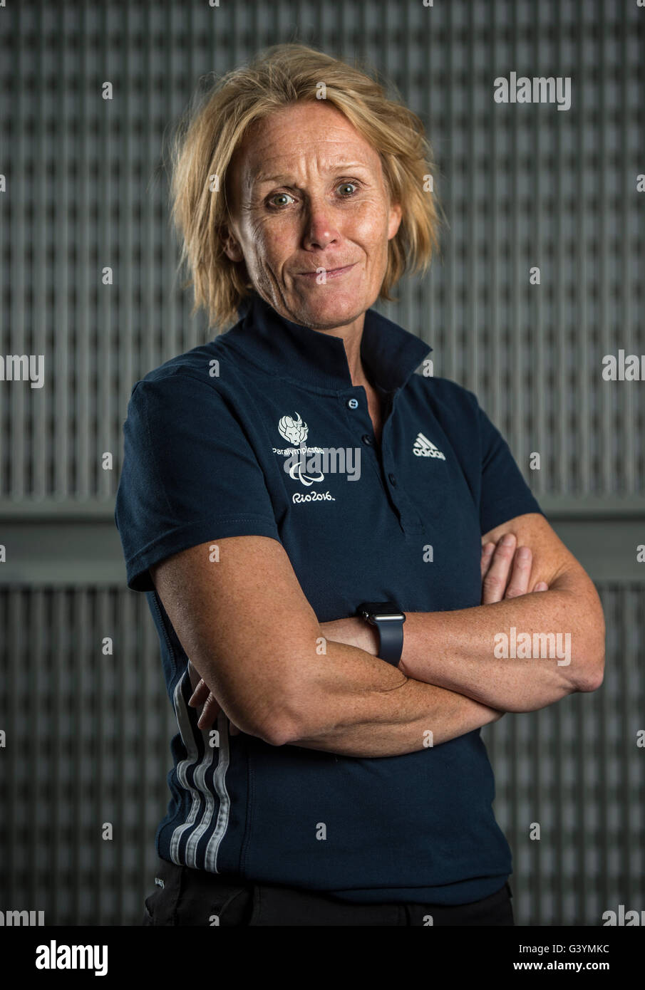Penny Briscoe MBE, Chef de Mission, poses for a portrait during the ...