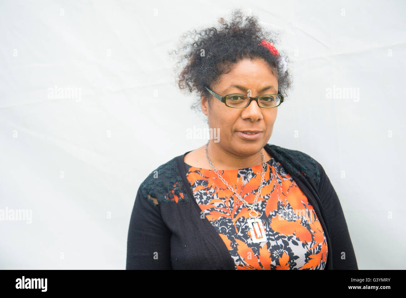 Patrice Lawrence, writer, novelist, Young Adult fiction, at The Hay ...