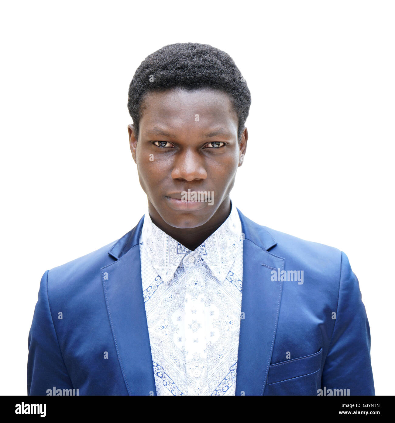 Serious young man suit hi-res stock photography and images - Alamy