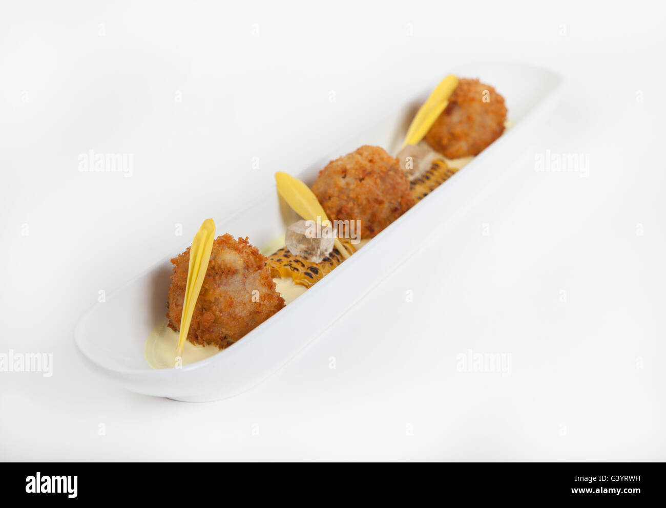 Modern British food images Stock Photo - Alamy