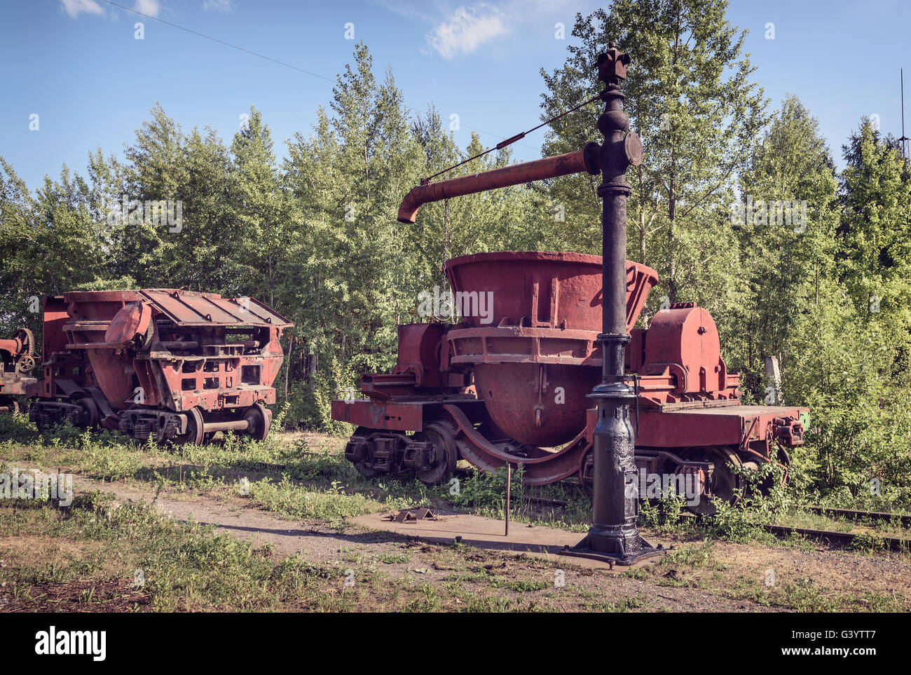 Molten metal train hi-res stock photography and images - Alamy