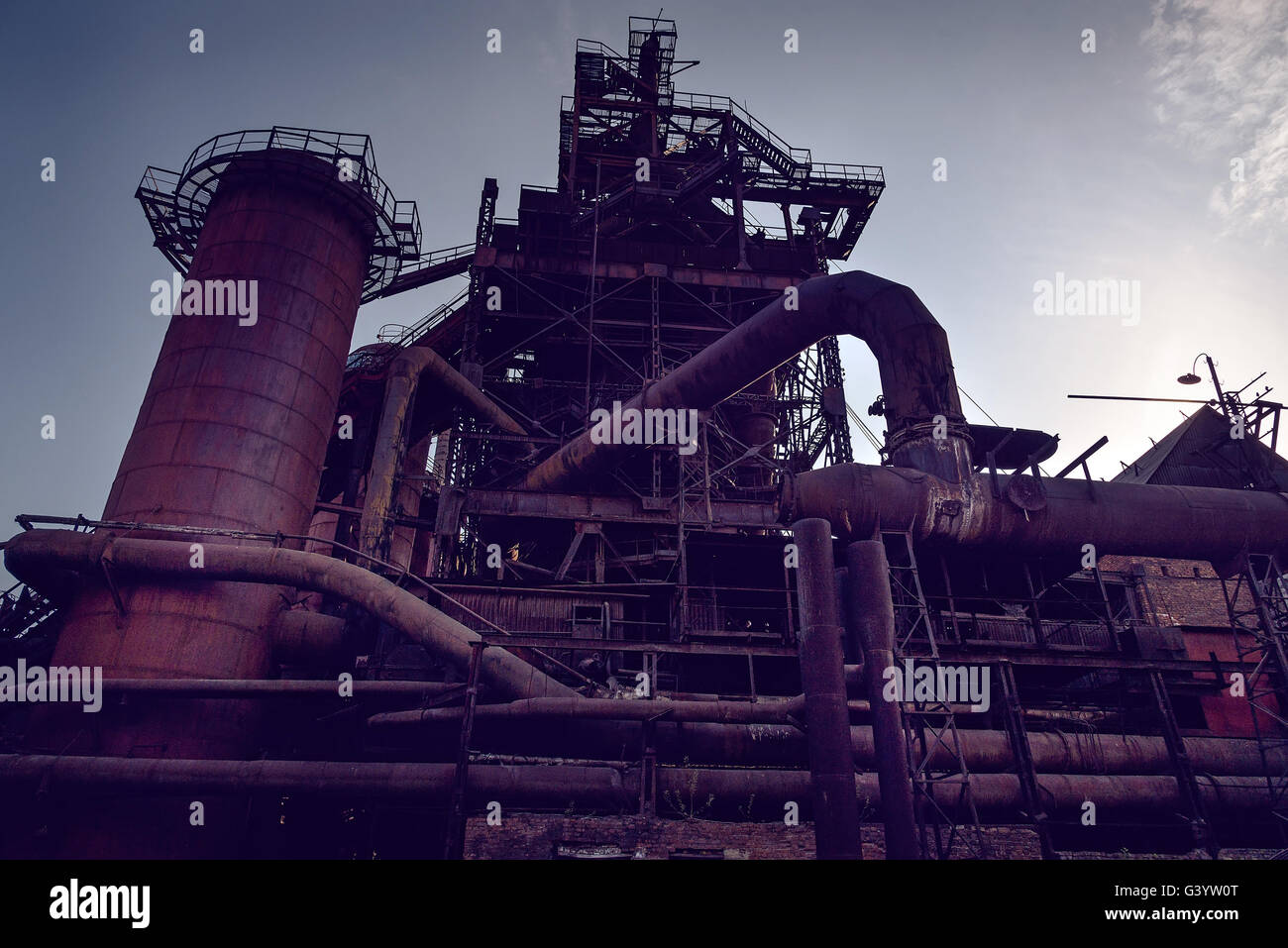 Old blast furnace hi-res stock photography and images - Alamy
