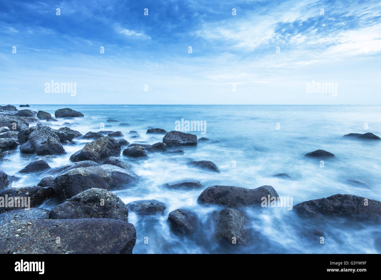 Beach natural scenery Stock Photo - Alamy