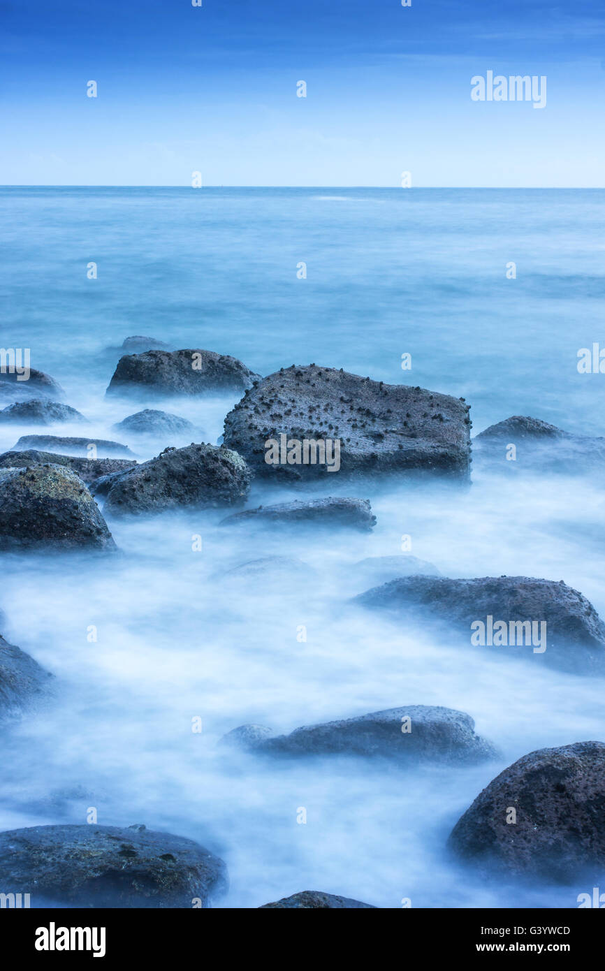Beach natural scenery Stock Photo - Alamy