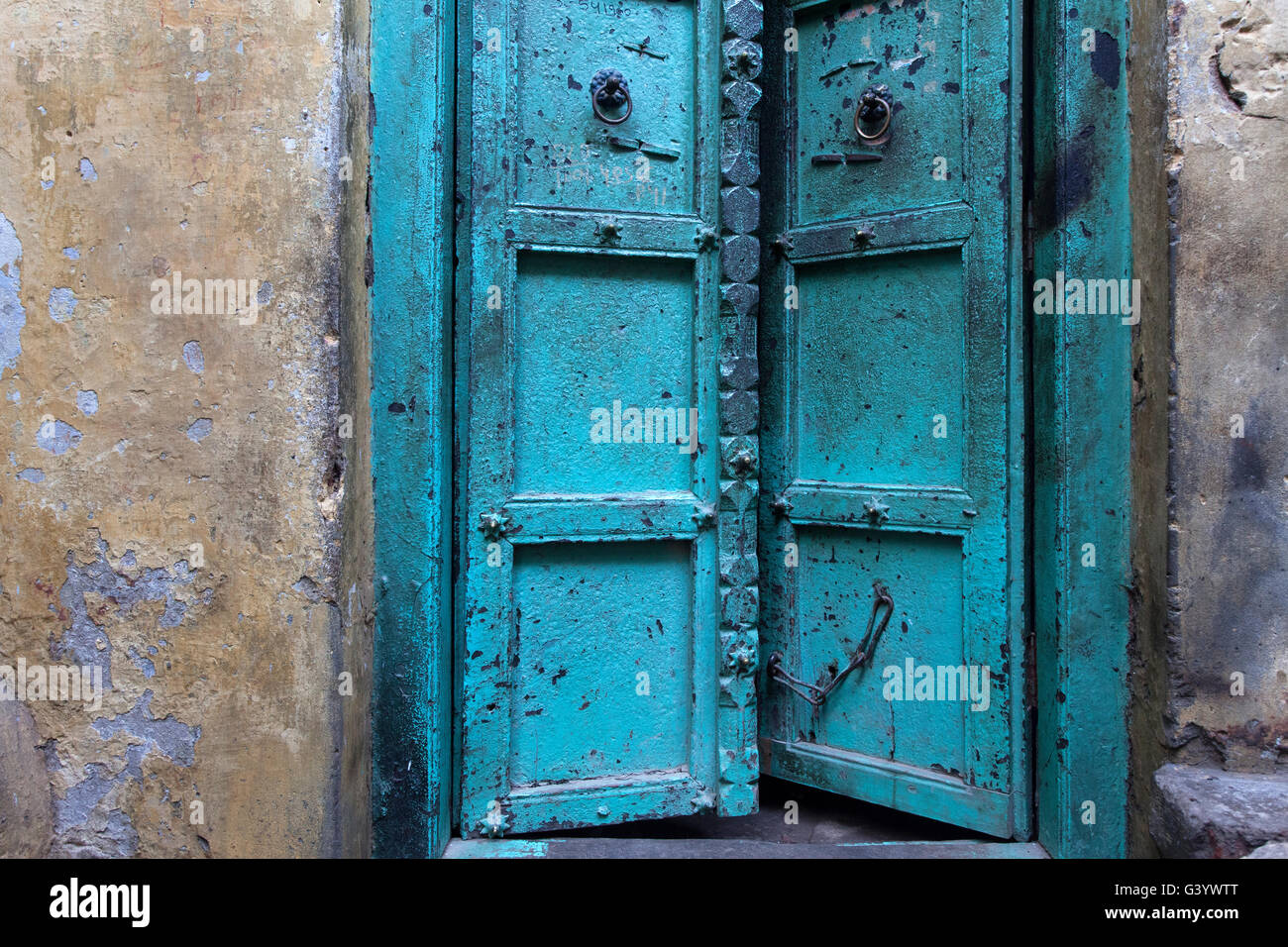 Antique Blue Door