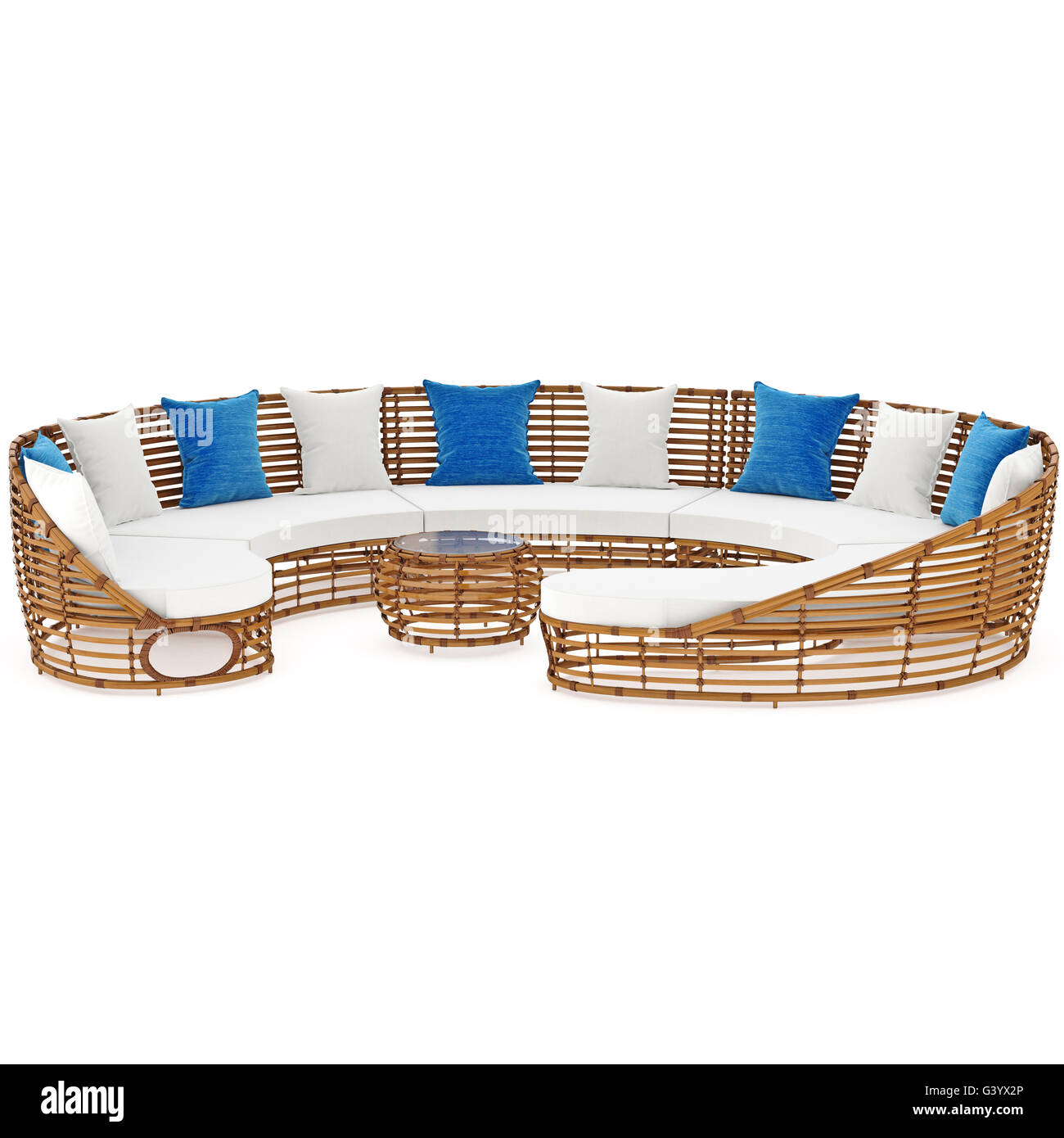 Curved sofa hi-res stock photography and images - Alamy