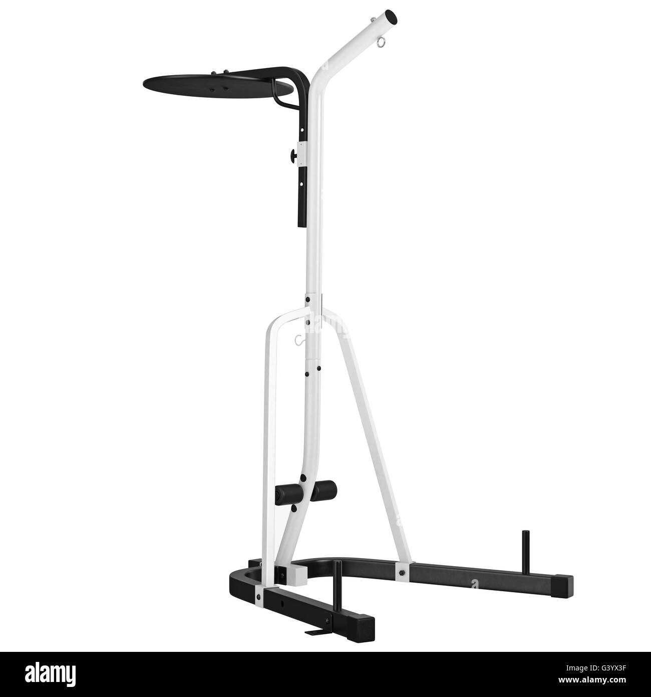 Boxing Stand white metal. 3D graphic Stock Photo - Alamy