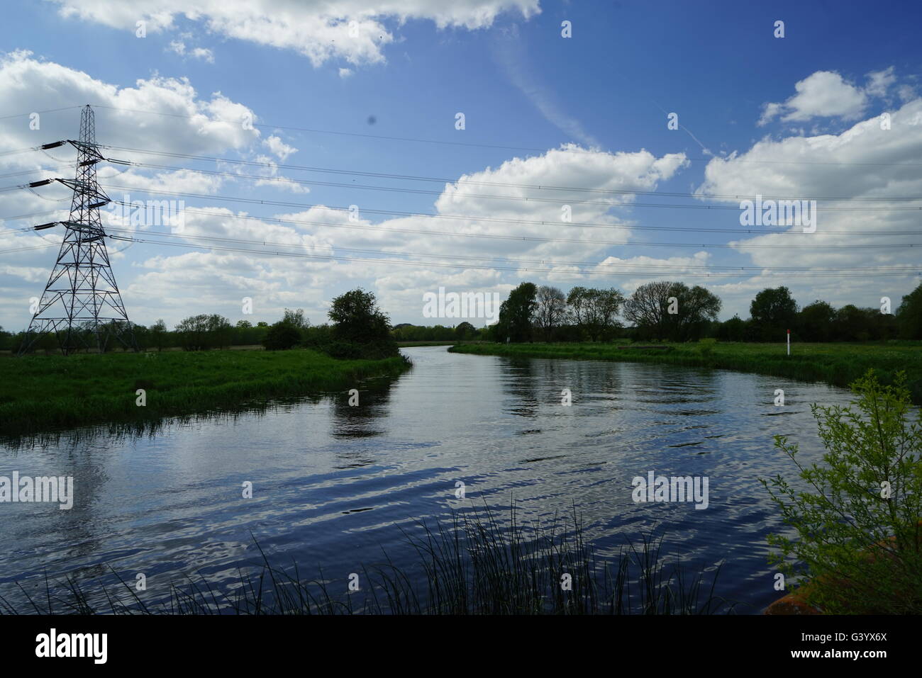 River and sky Stock Photo - Alamy
