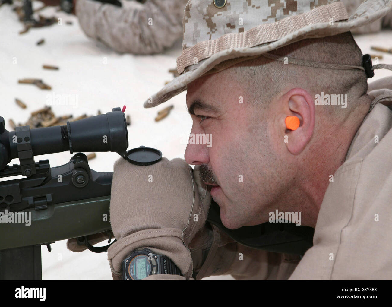 Designated marksman rifle hi-res stock photography and images - Alamy