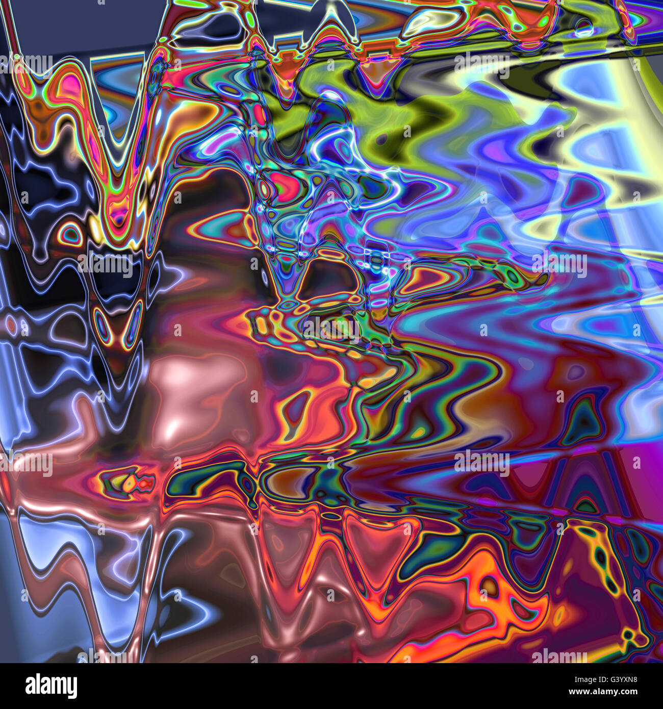 Abstract coloring background of the sunrise gradient with visual wave ...