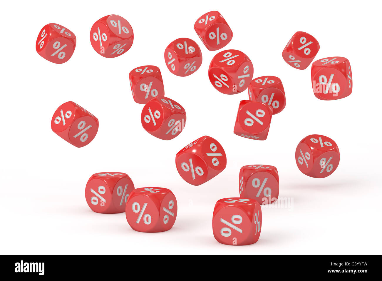 Discount concept, 3D rendering isolated on white background Stock Photo ...