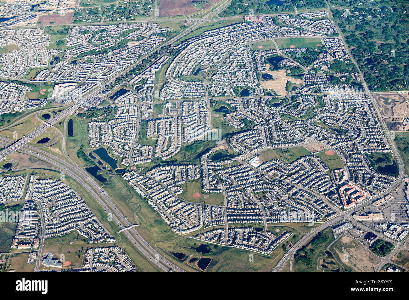 Calgary aerial hi-res stock photography and images - Alamy