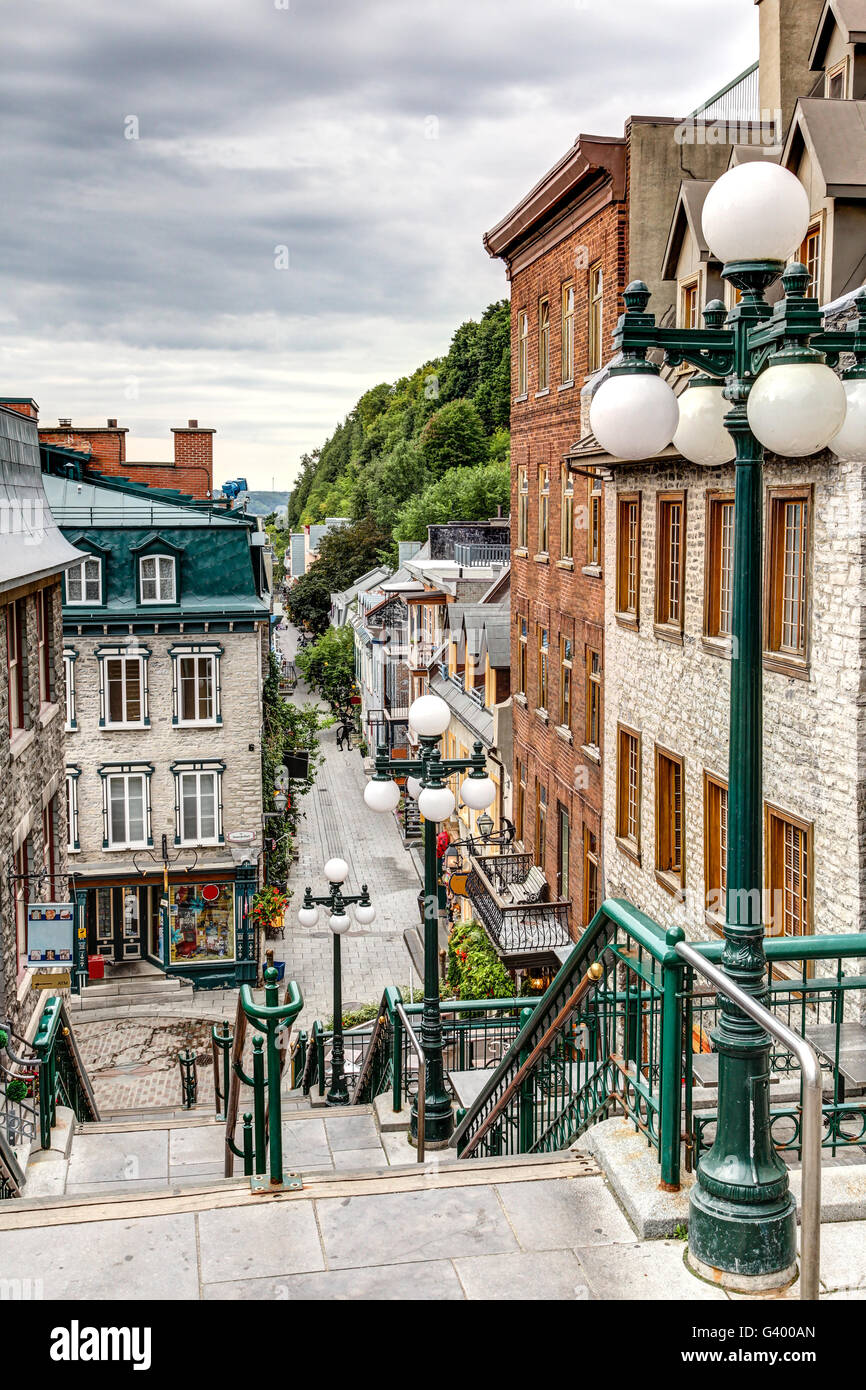 Old quebec city summer hi-res stock photography and images - Alamy