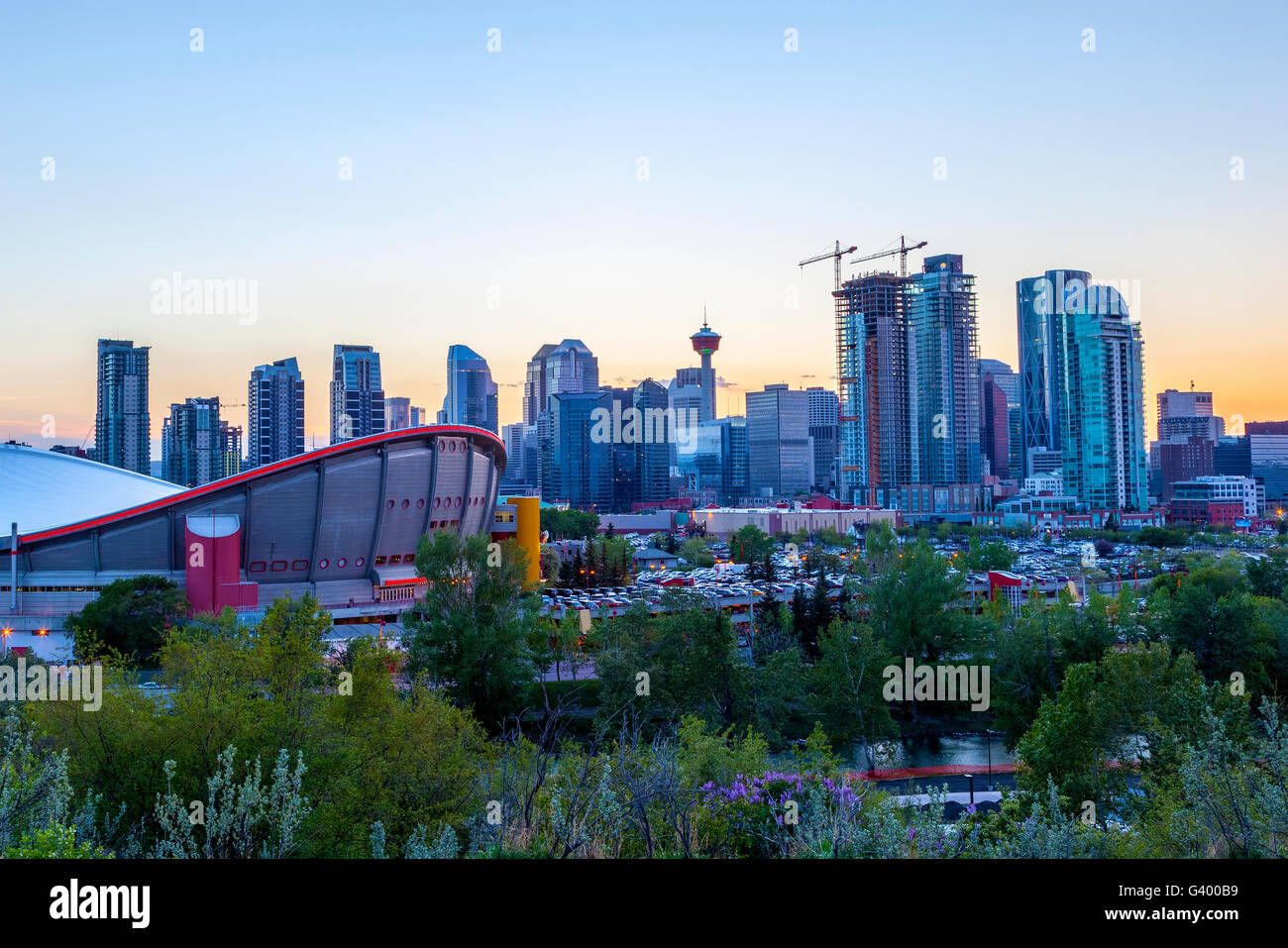 Scotiabank saddledome hi-res stock photography and images - Alamy
