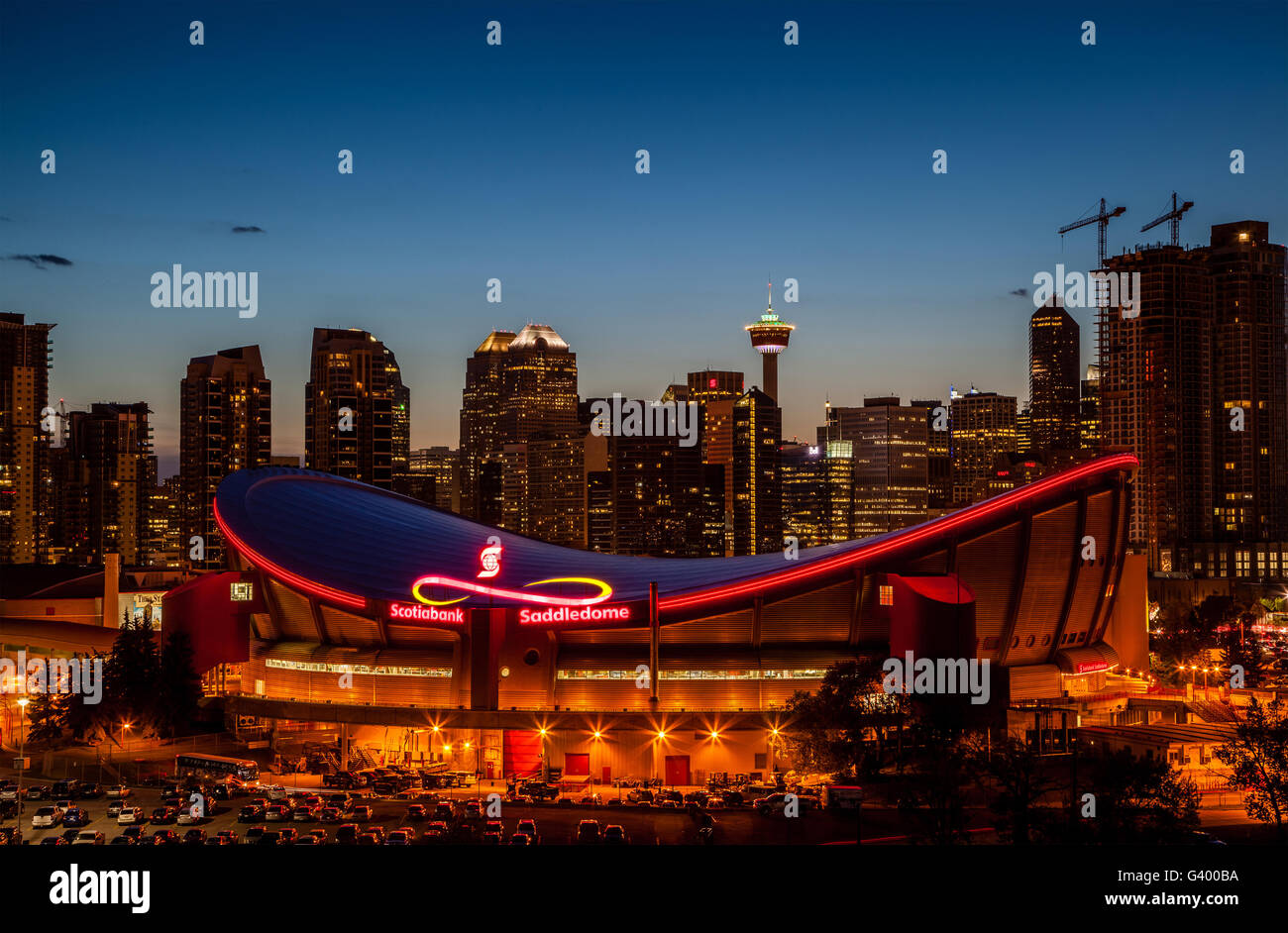 Scotiabank saddledome hi-res stock photography and images - Alamy