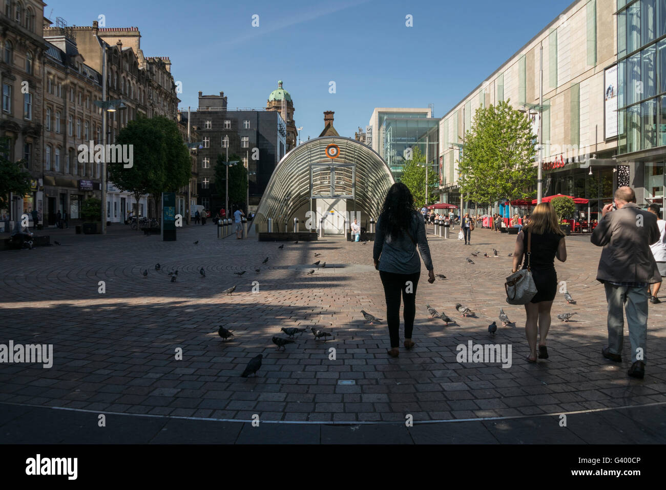 Subway entrance, St Enoch Square,Glasgow,Scotland, UK Stock Photo - Alamy