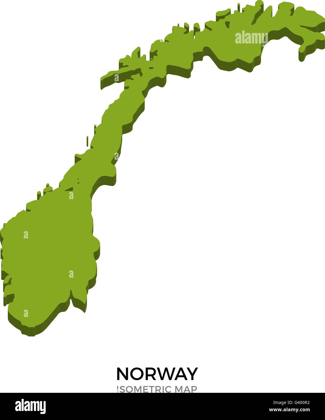 Norway political map capital oslo Stock Vector Images - Alamy