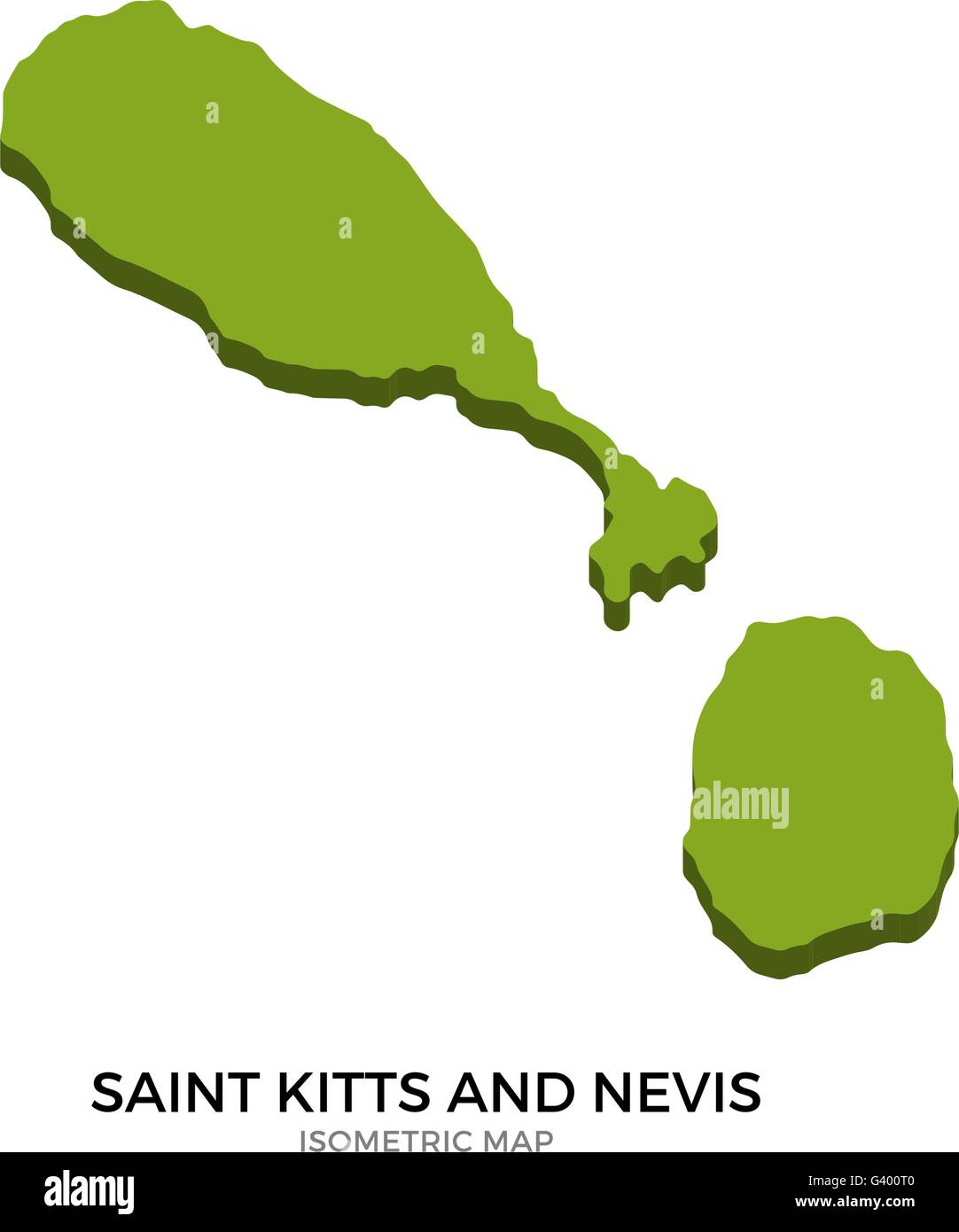 Nevis basseterre caribbean map hi-res stock photography and images - Alamy