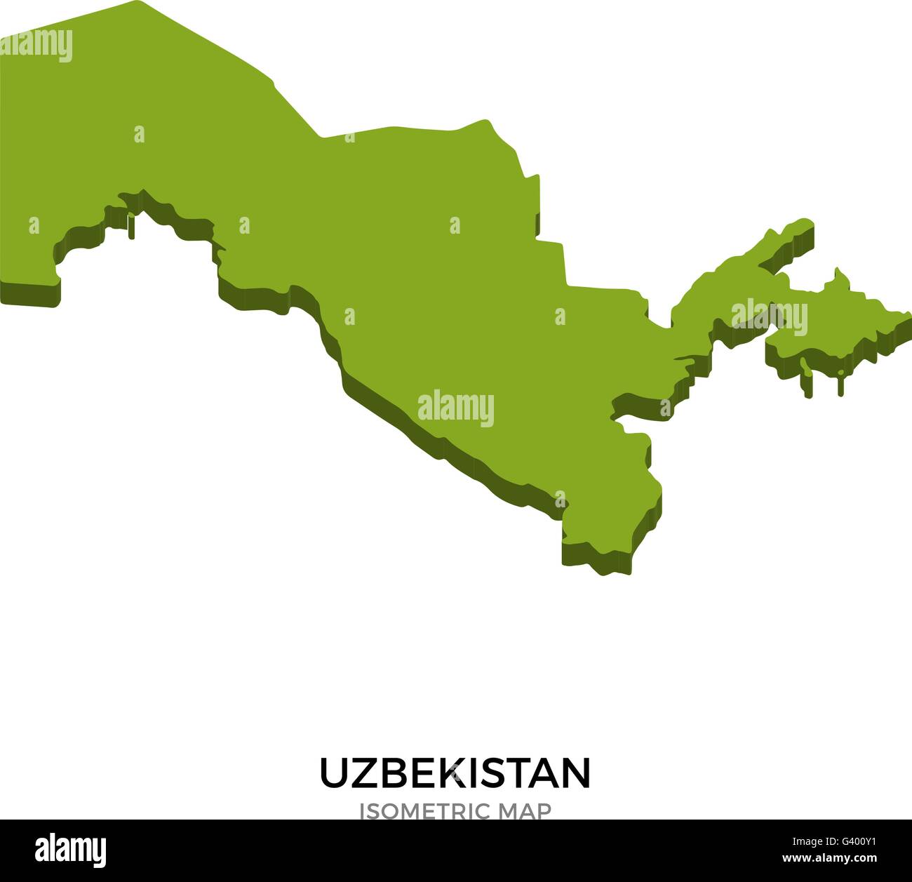 Uzbekistan political map capital hi-res stock photography and images ...