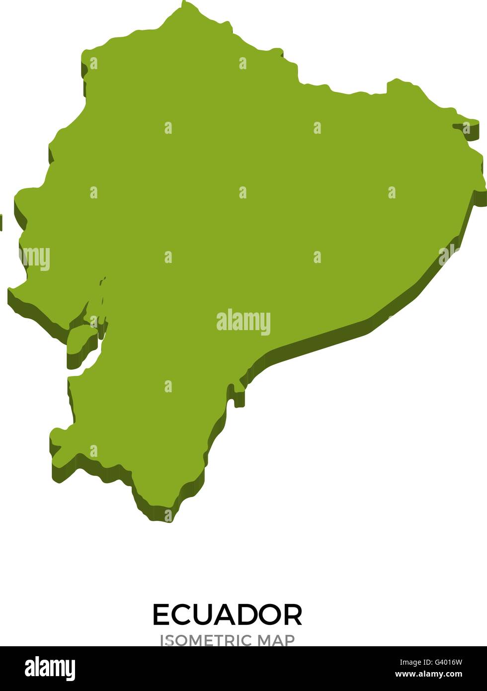 Detailed map ecuador capital city hi-res stock photography and images ...