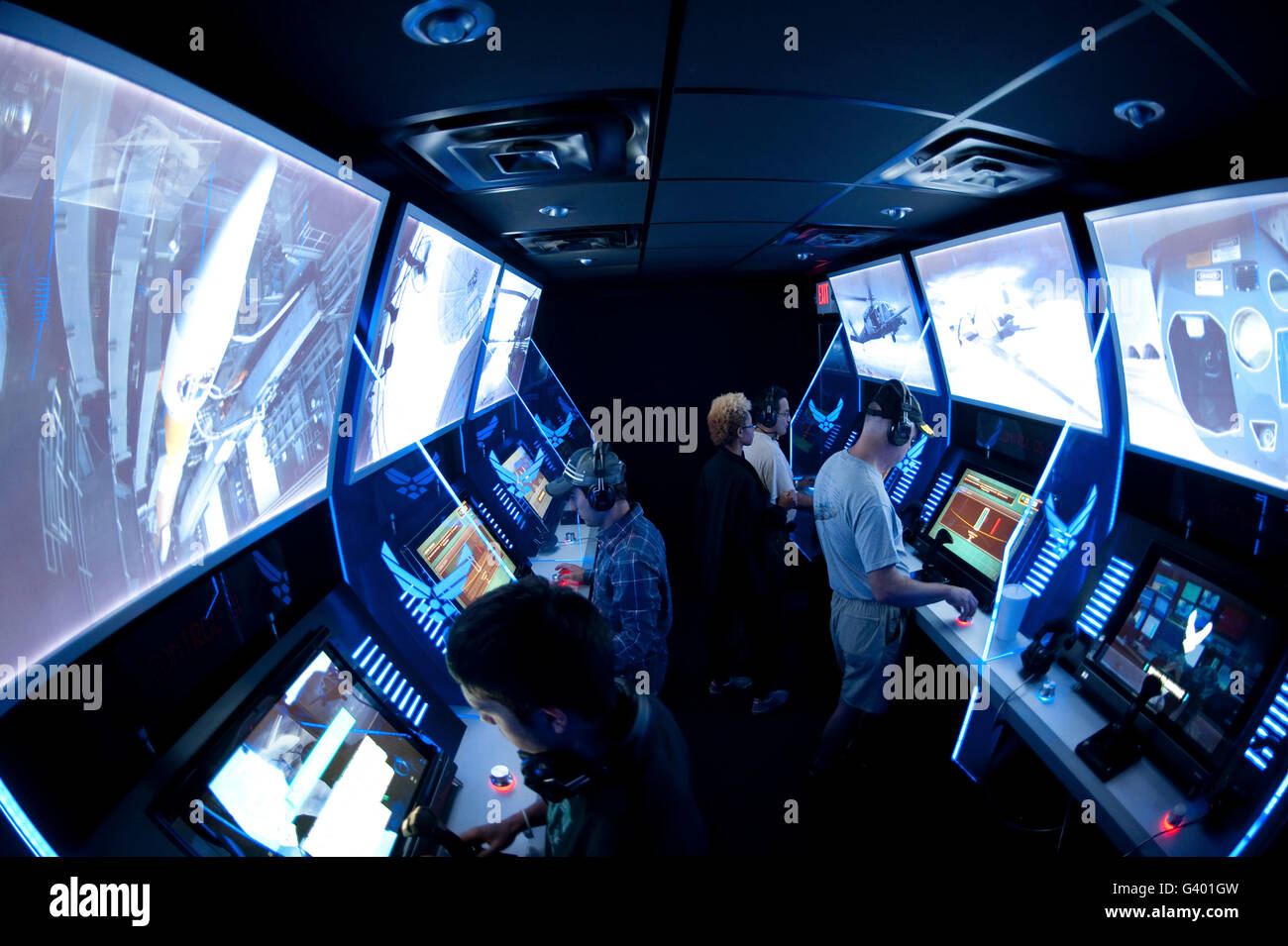 An interactive display room Stock Photo - Alamy