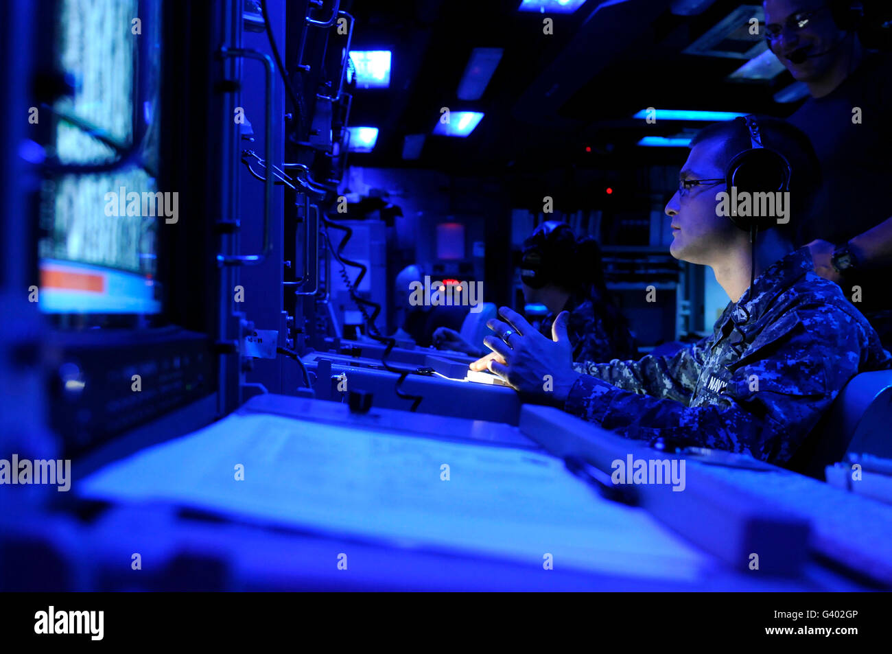 Combat information center hi-res stock photography and images - Alamy
