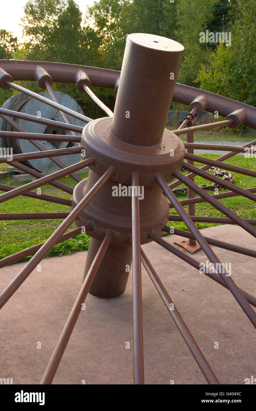 Sheave Wheel, Soudan Underground Mine State Park, Minnesota Stock Photo ...