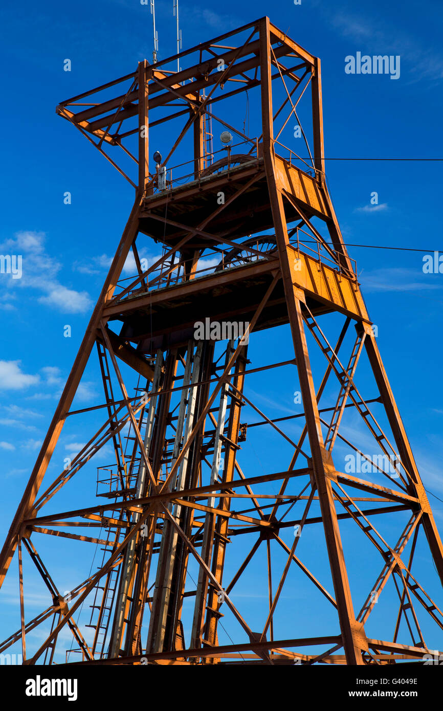 Mine shaft headframe hi-res stock photography and images - Alamy