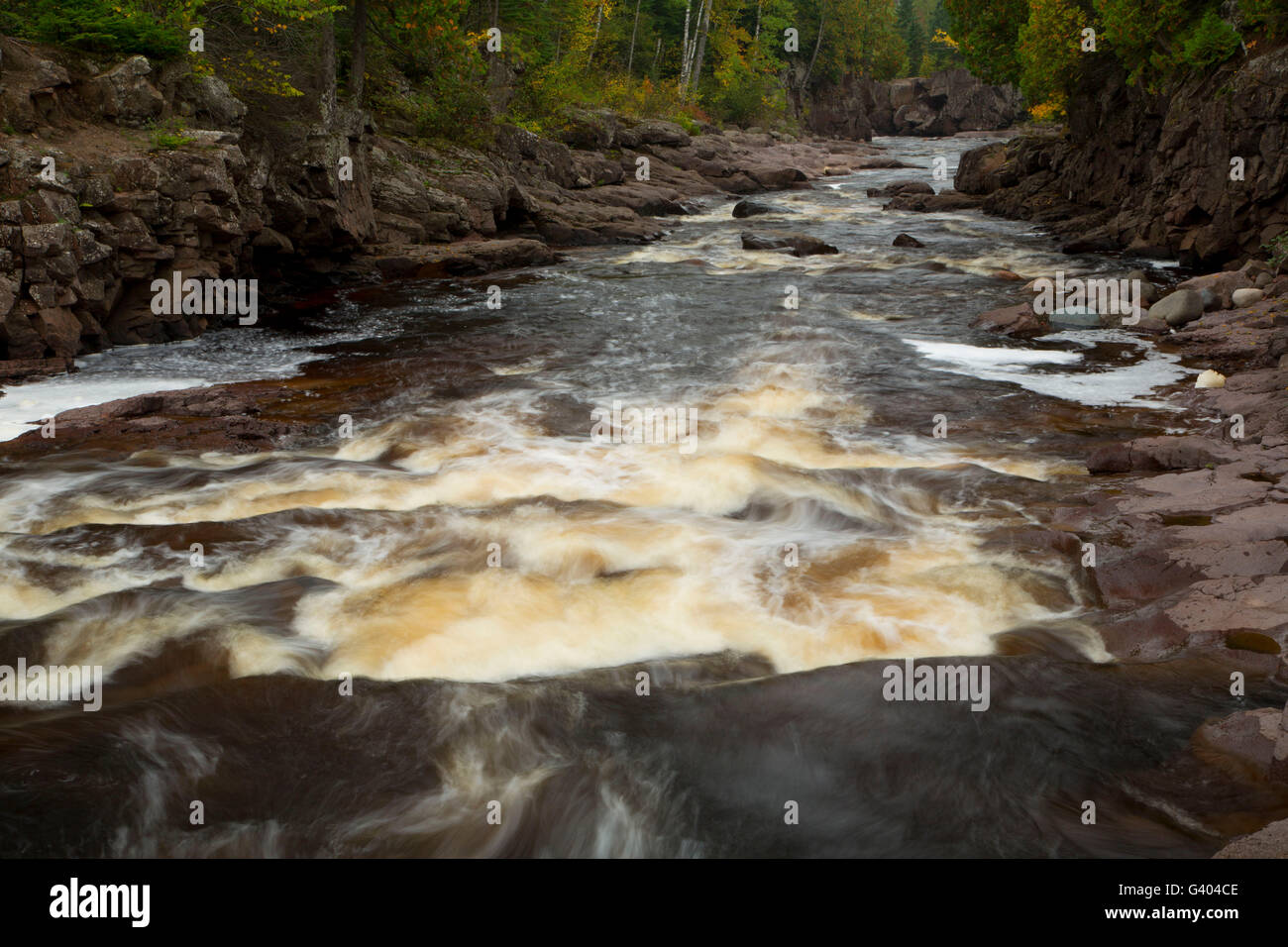 Temperance River along Superior Hiking Trail, Temperance River State ...