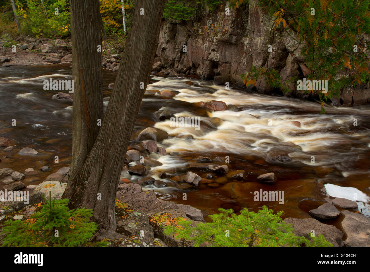 Temperance River along Superior Hiking Trail, Temperance River State ...