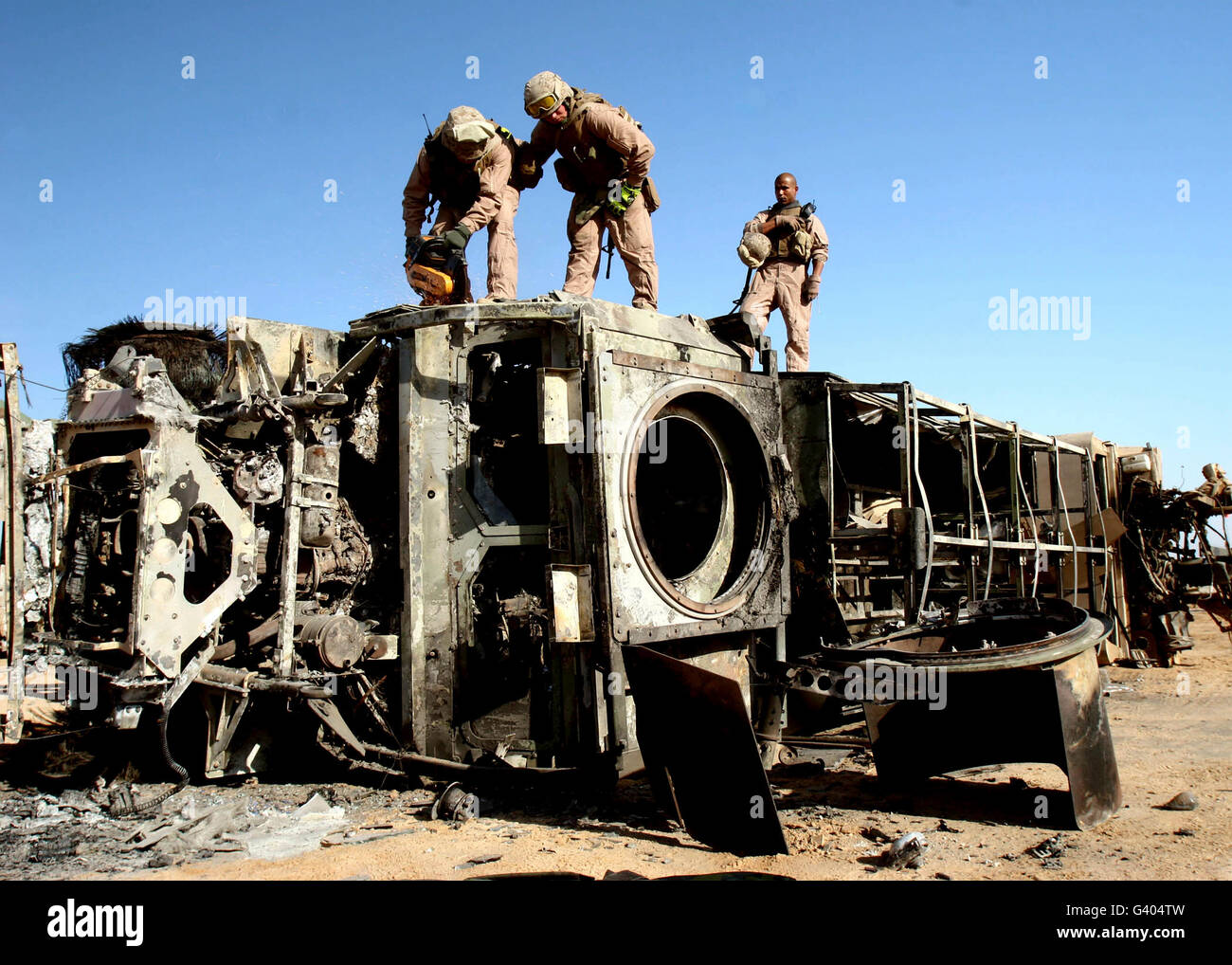 Marines conduct training exercise at al asad hi-res stock photography ...