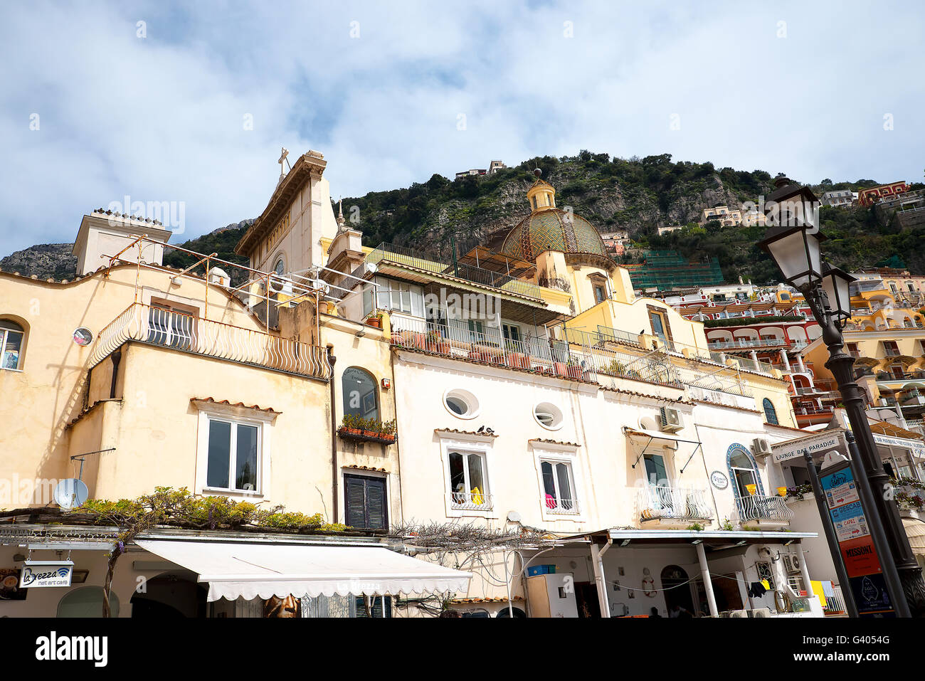 The structure of the town of Positano is very original; its buildings ...